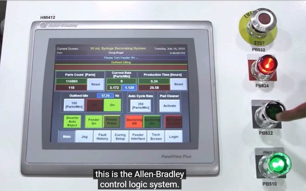 High Speed Rotary Pad Printer from Trans Tech